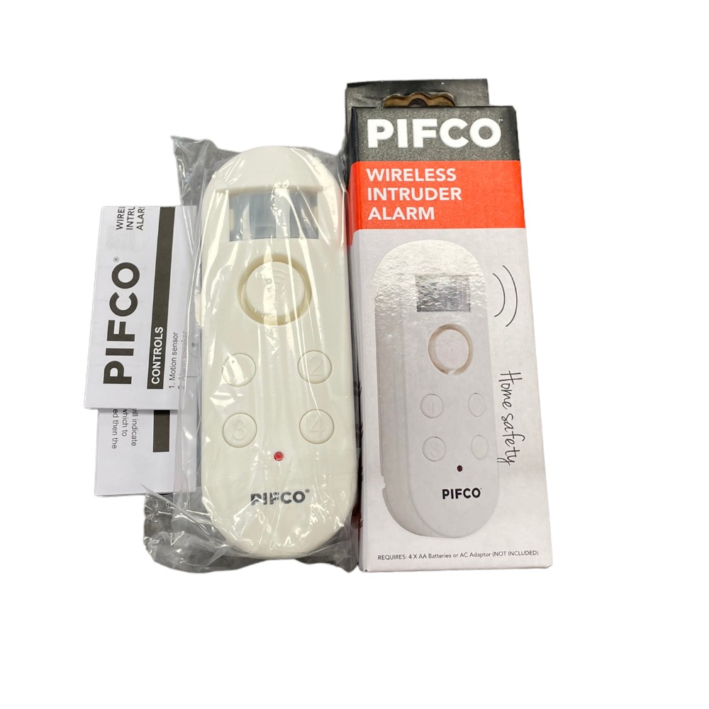 New PIFCO Wireless Intruder Alarm with PIR Motion Sensor - Own4Less